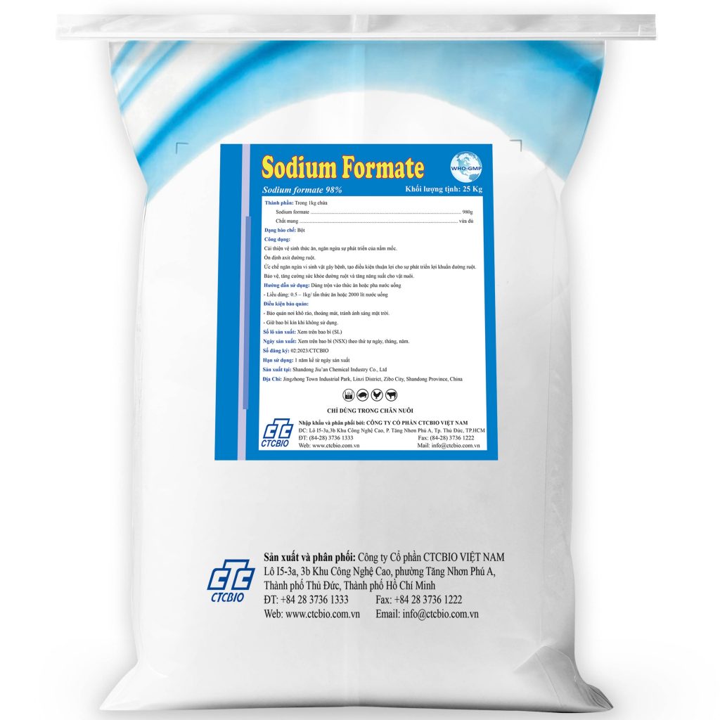 Sodium Formate 98% : CTCBIO VINA